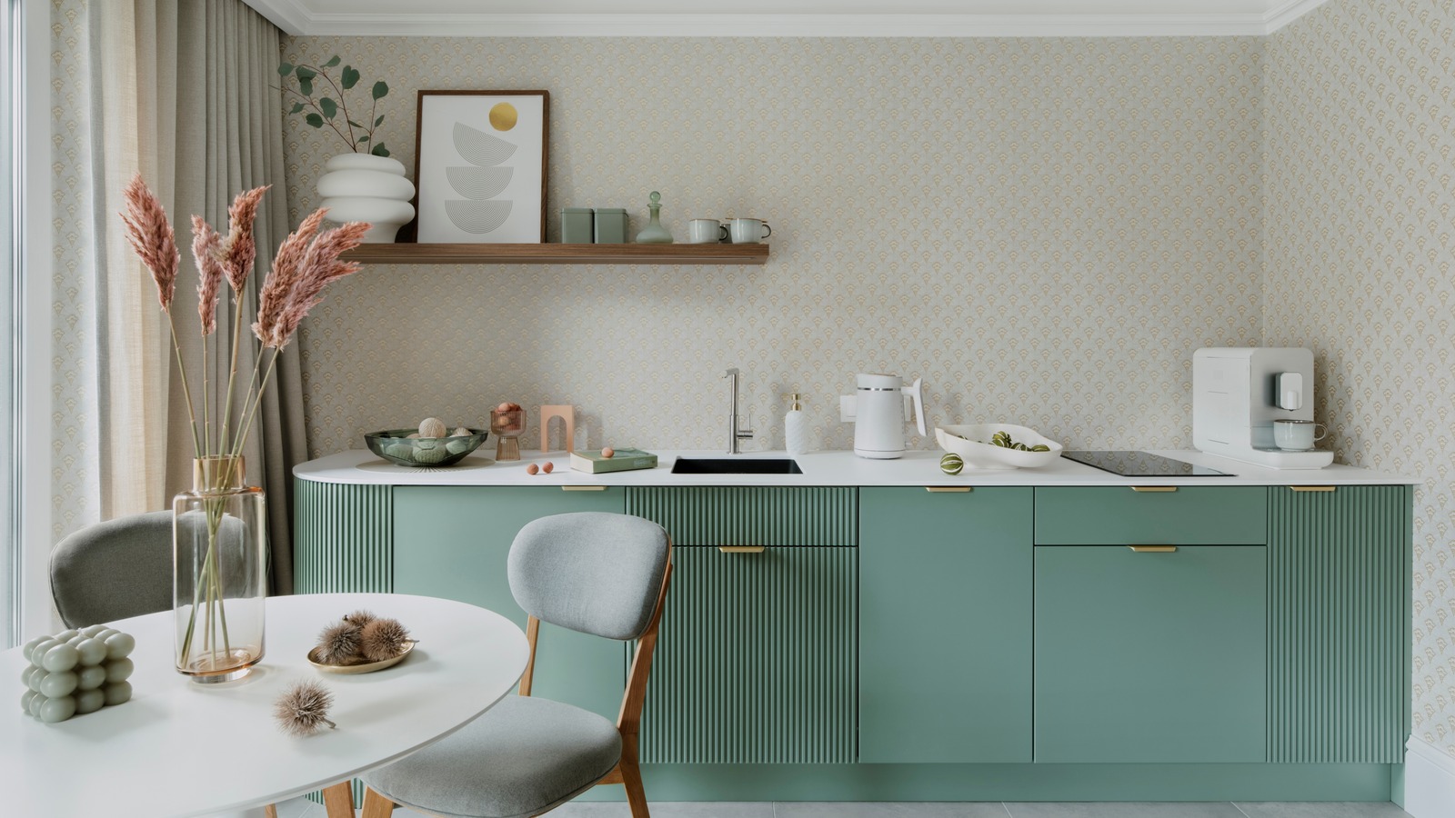 12 Kitchen Wallpaper Ideas That Will Add Charm To Your Home