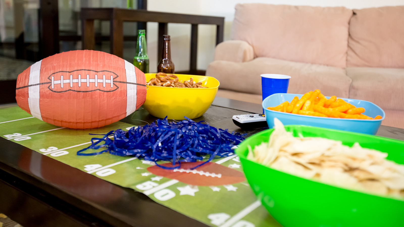 7 Genius Fall Football Decor DIYs You Can Make With Pool Noodles