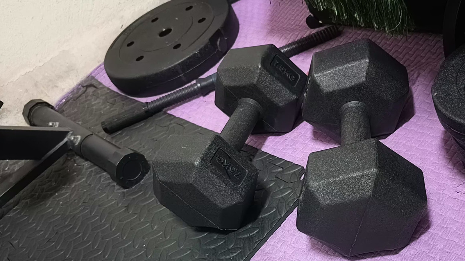 A DIY Solution That'll Help Hide Your Home Gym Equipment In Style