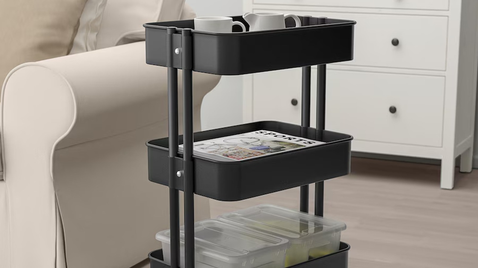 A Simple IKEA Hack Turns A Utility Cart Into A Garden Caddy On The Go