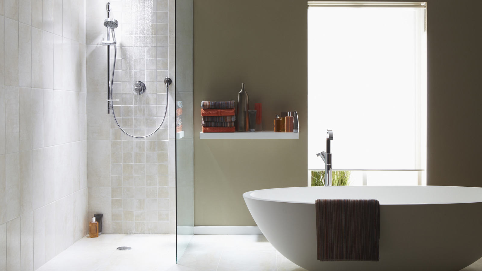 Add DIY Tile Shelves To Your Bathroom For Extra Storage And Style