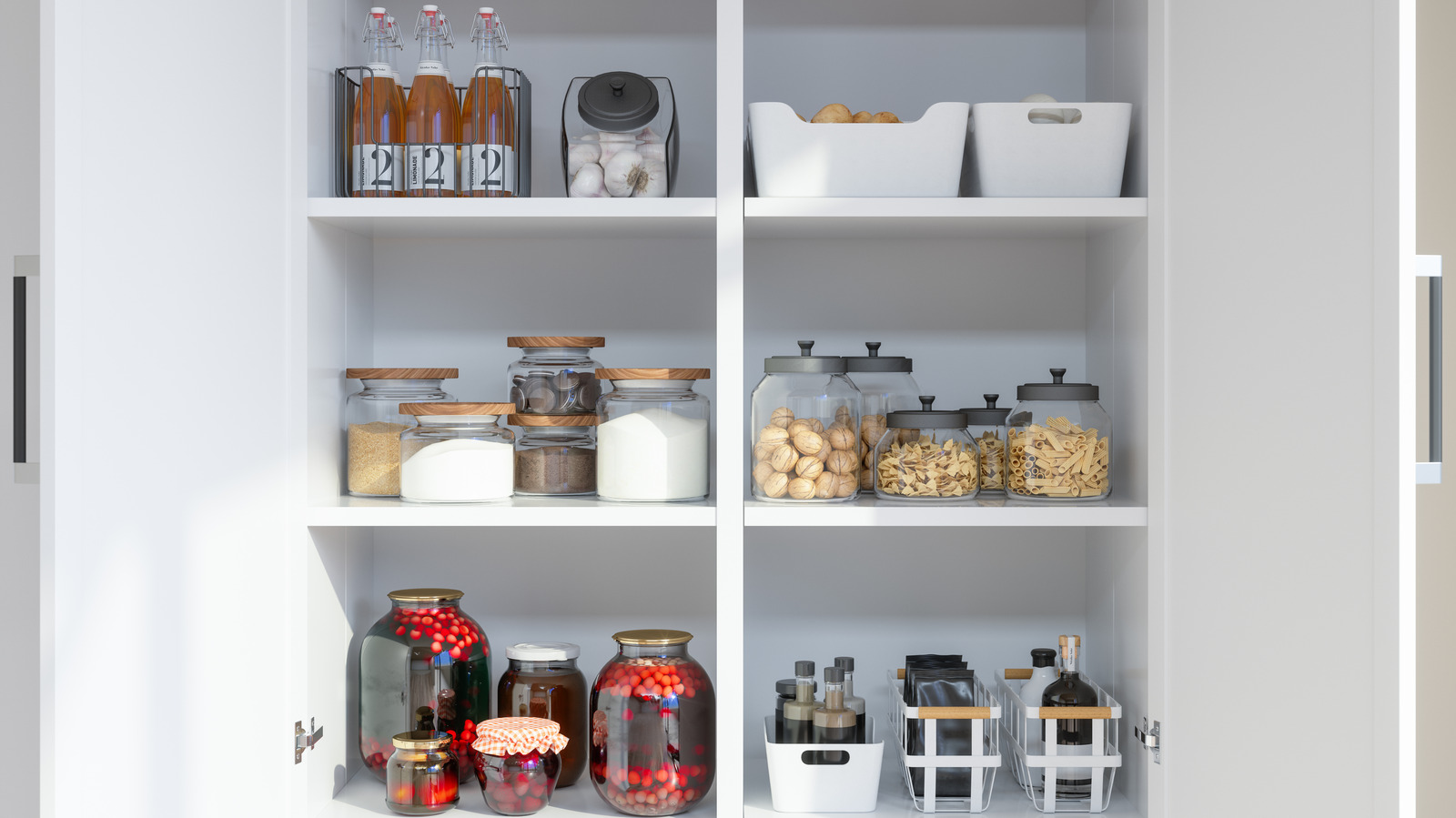 Create The Illusion Of A Walk-In Pantry With This Clever Double Door Trick