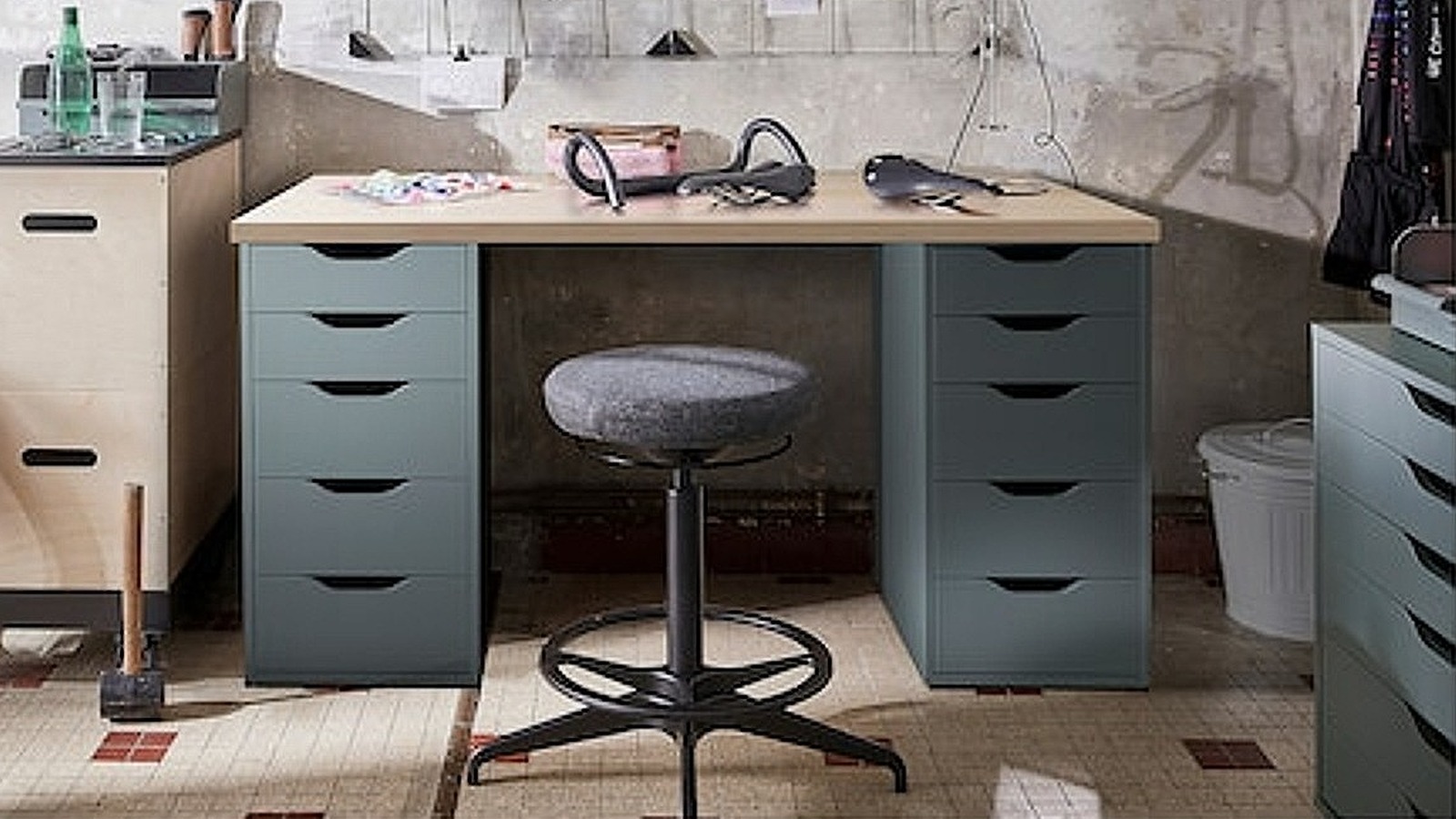 Disguise Extra Storage In Your Living Room With IKEA's Popular ALEX Piece