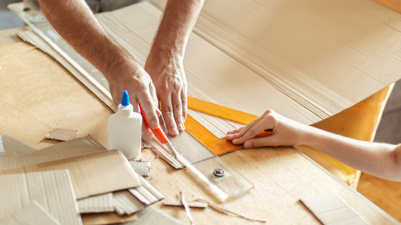 DIY A Custom Spring Decor Showstopper With Some Cardboard