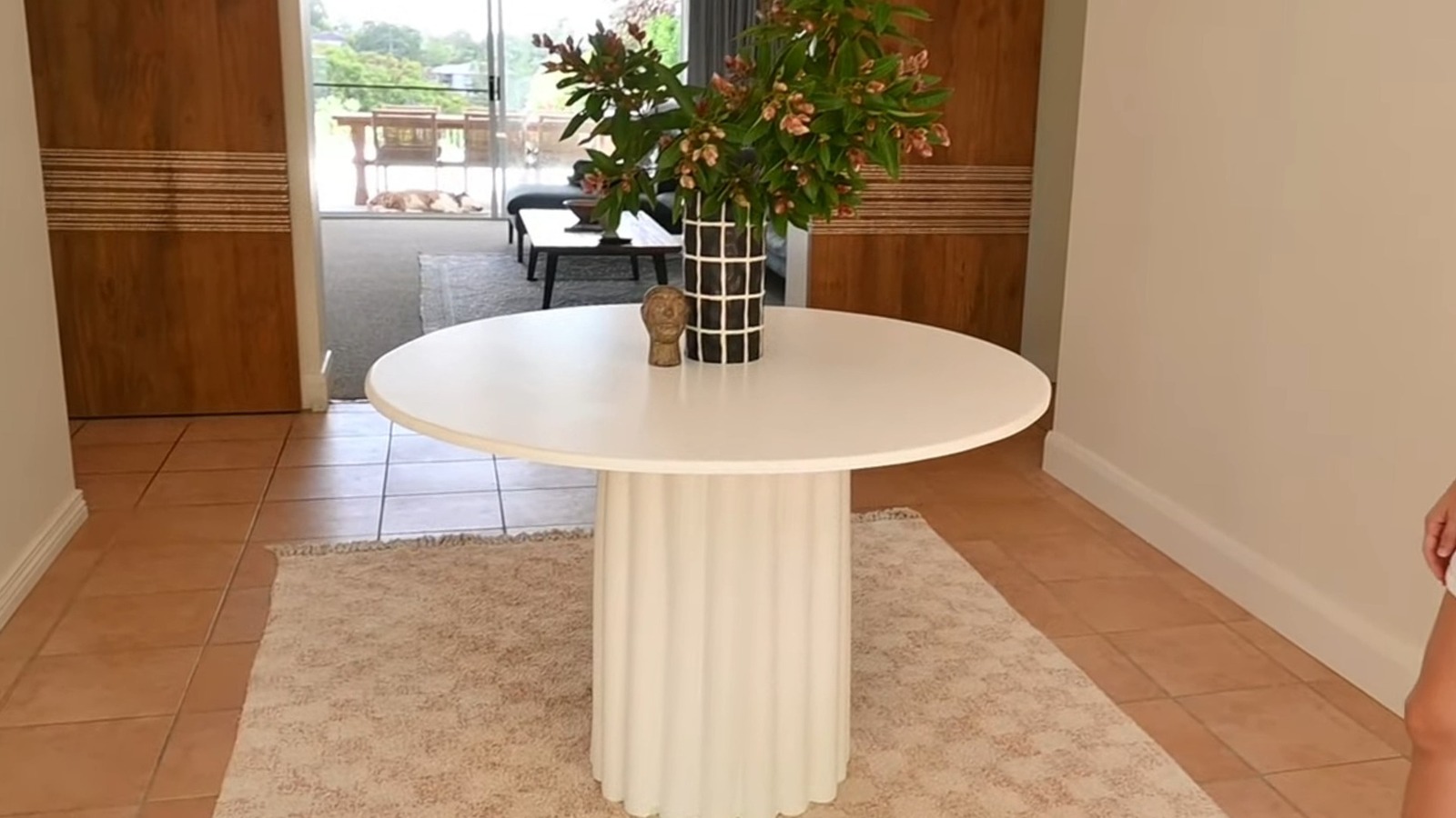 DIY A Unique Side Table Using Pool Noodles To Add Flair To Any Room