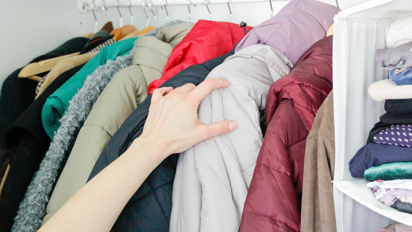 How To Neatly Fold Coats To Free Up Closet Space