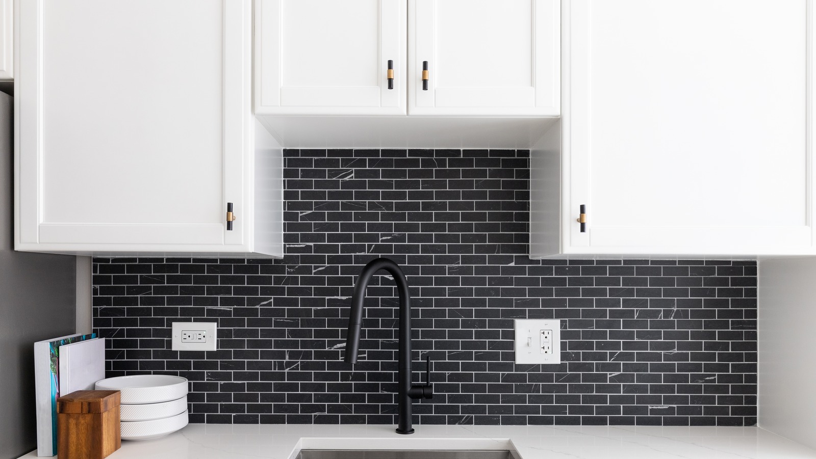 Free Up Valuable Kitchen Counter Space With This Easy Tension Rod DIY