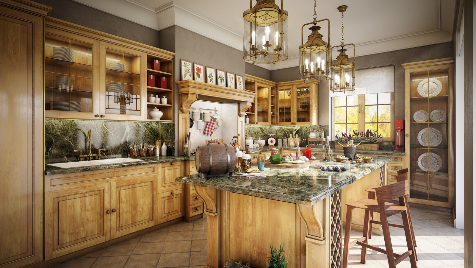 Give Your Kitchen A Rustic Farmhouse Feel With These Stunning ...