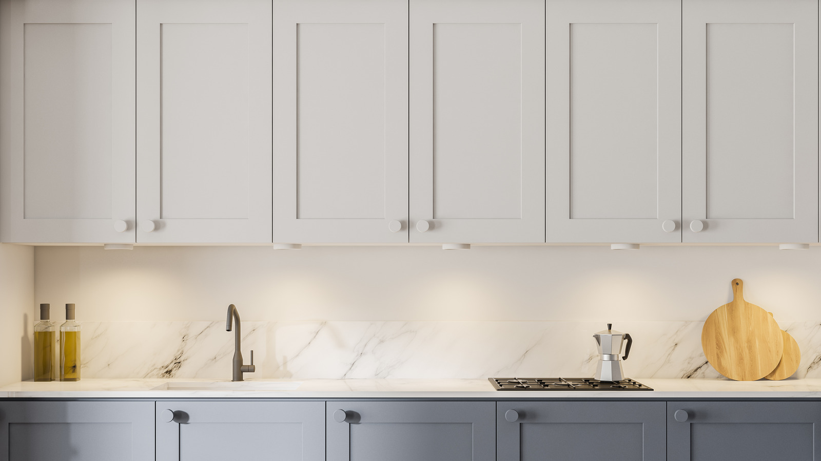 Here's When You Might Want To Use Upper Cabinets As Lowers Instead