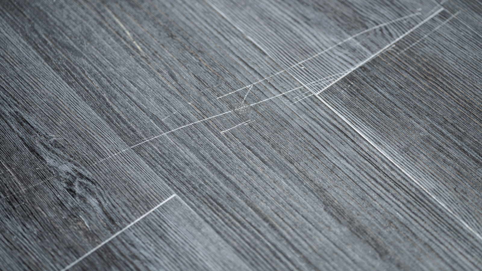 The Super Affordable Way To Hide Vinyl Floor Scratches & Make Them ...