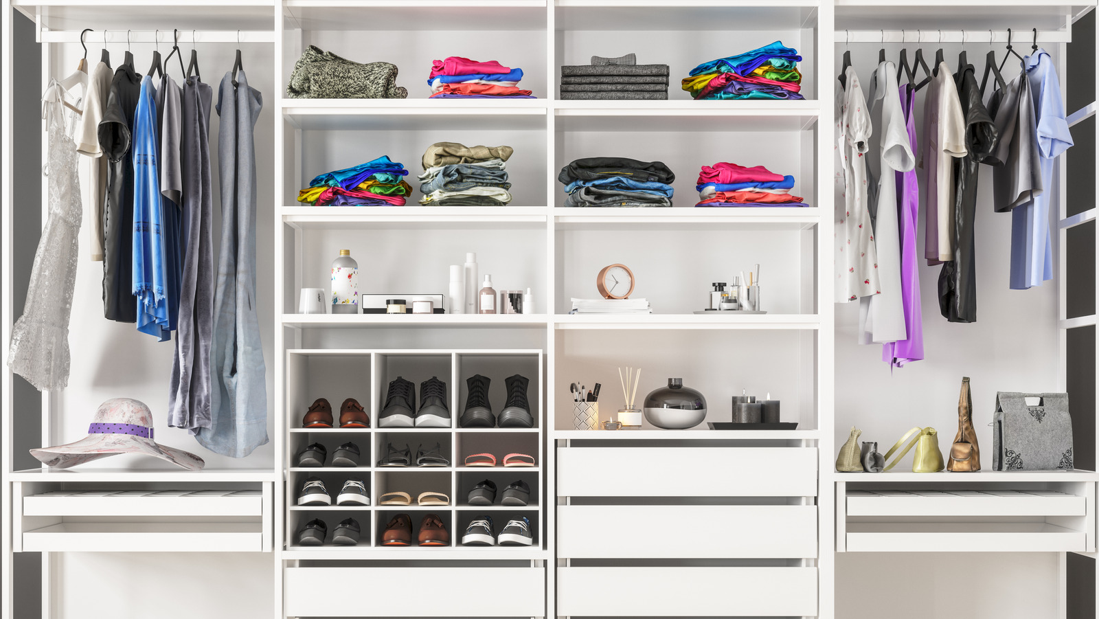 How To Cover A Closet Without Doors In An Aesthetically Pleasing Way