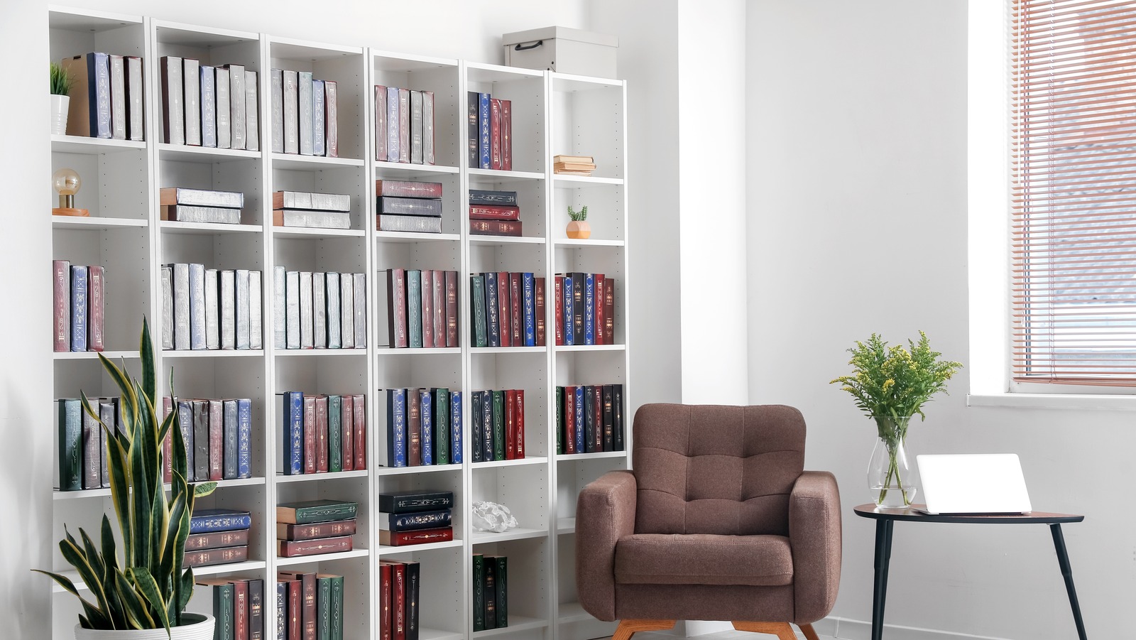 How To DIY A Breathtaking Built-In Library Wall With IKEA's Popular ...