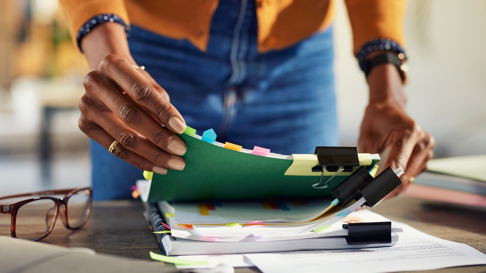 How To DIY A Filing System For Any Deep Drawer