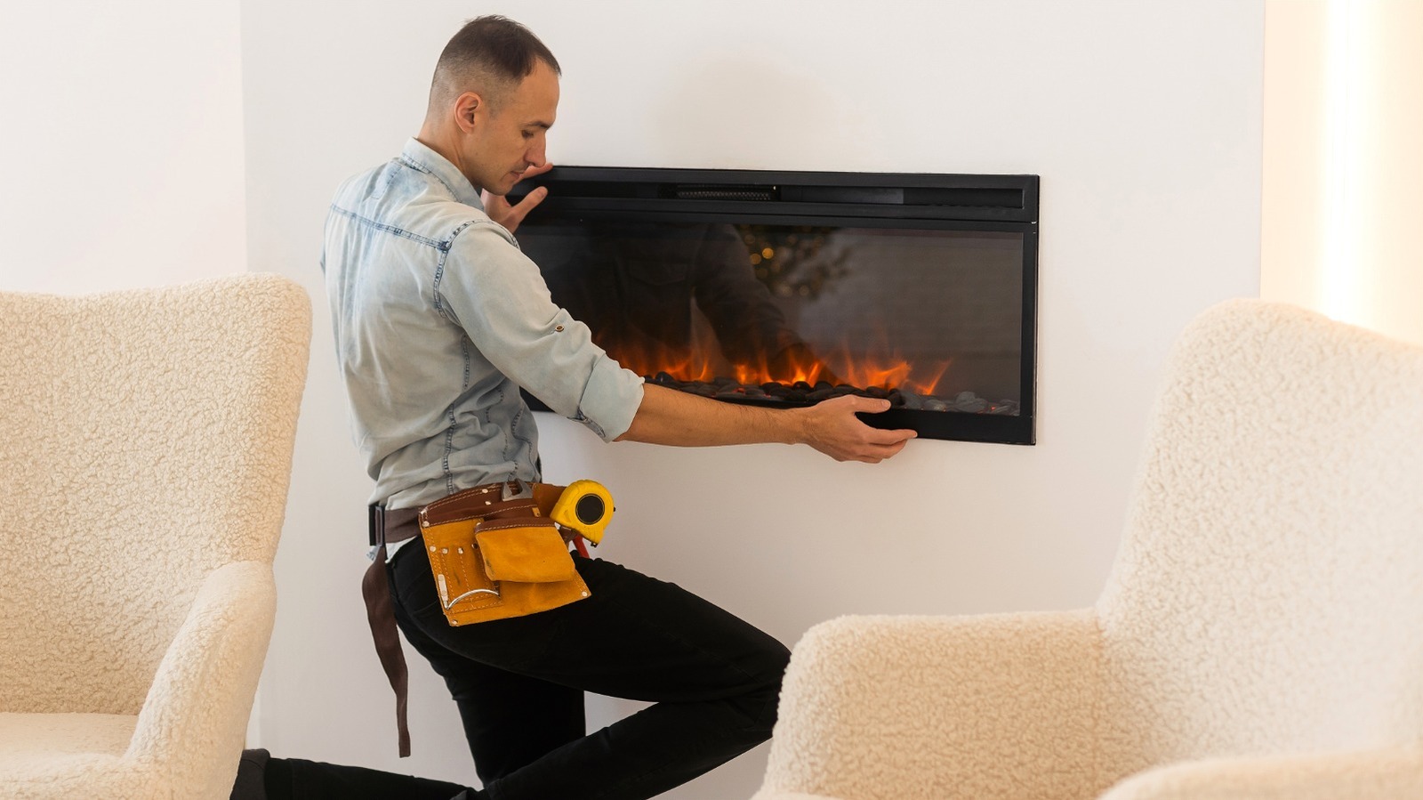 How To Build A DIY Frame For Your Electric Fireplace Insert