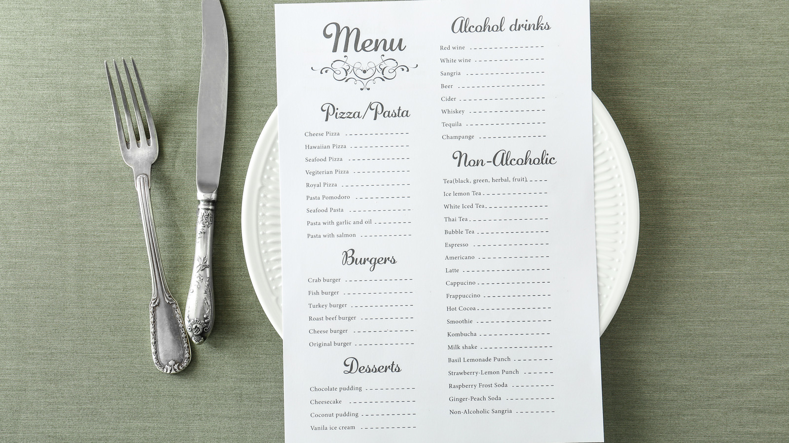 How To Replicate The Menus As Kitchen Decor Tiktok Trend (Respectfully ...