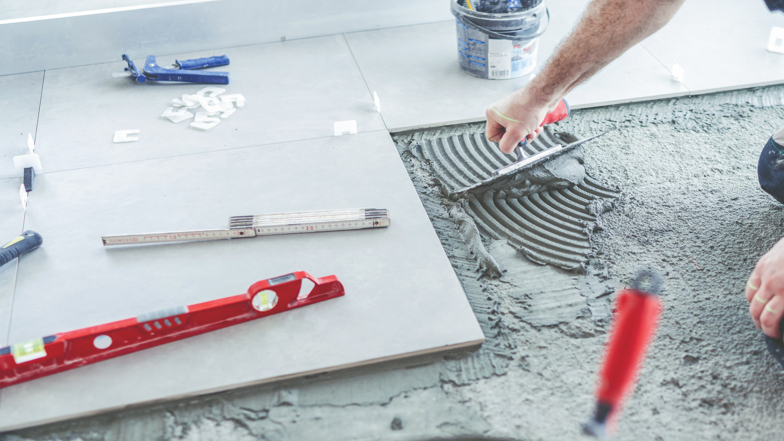 How To Square A Room For Tile Layout Using The 3-4-5 Method (& Common ...