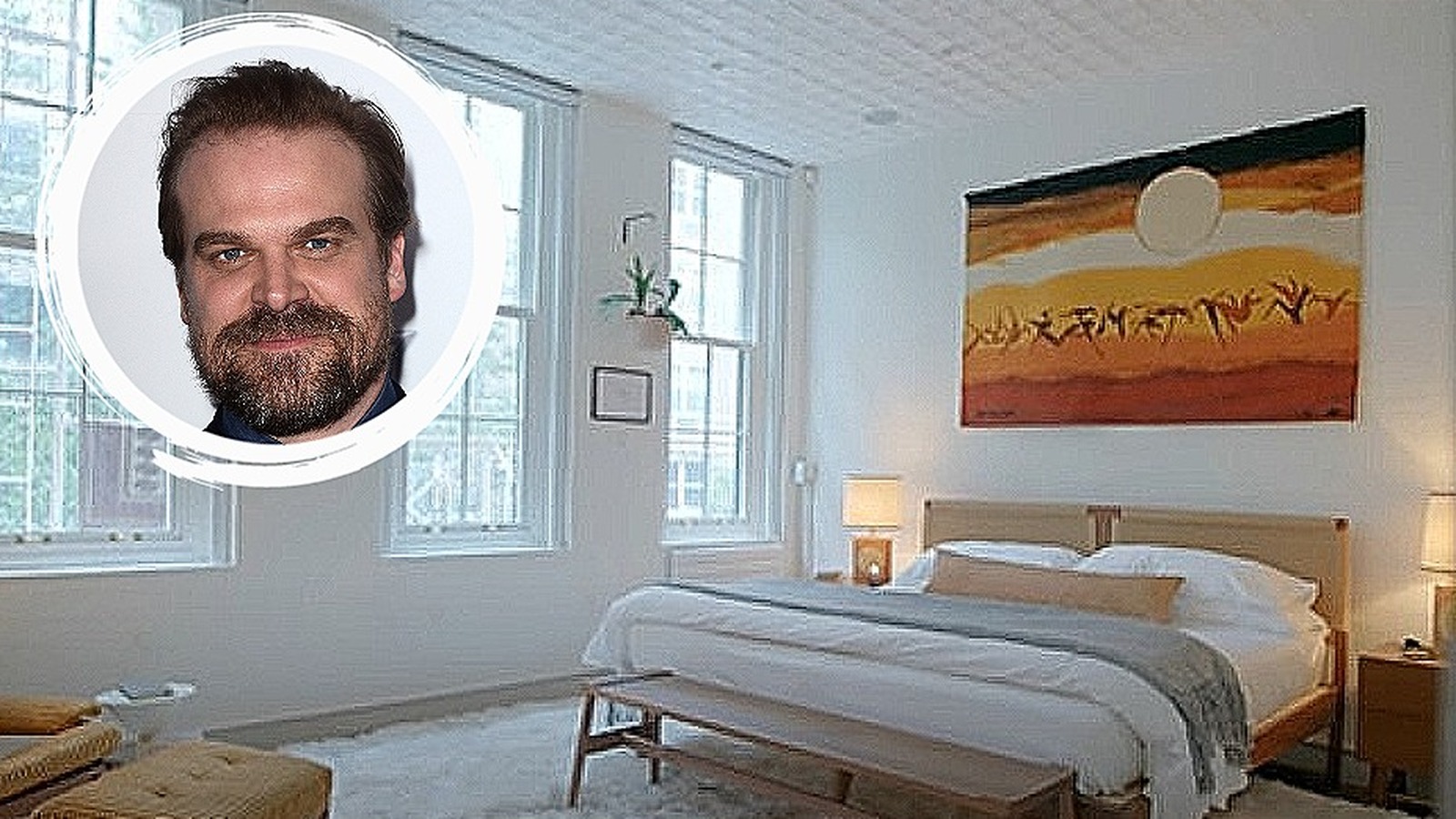 How To Steal David Harbour's Warm And Vintage-Inspired Home Style