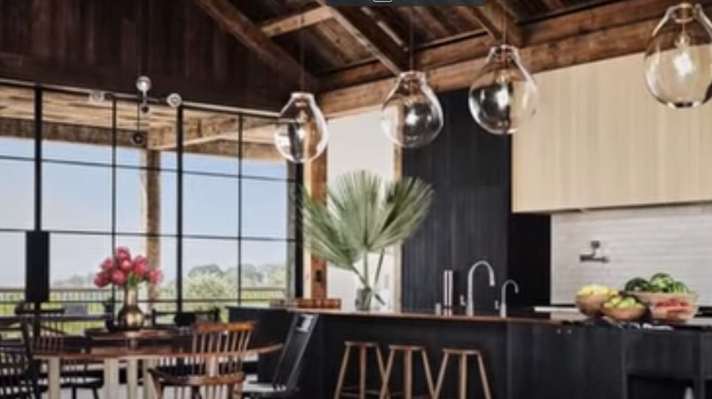 How To Steal Mila Kunis And Ashton Kutcher's Elevated Rustic Home Style