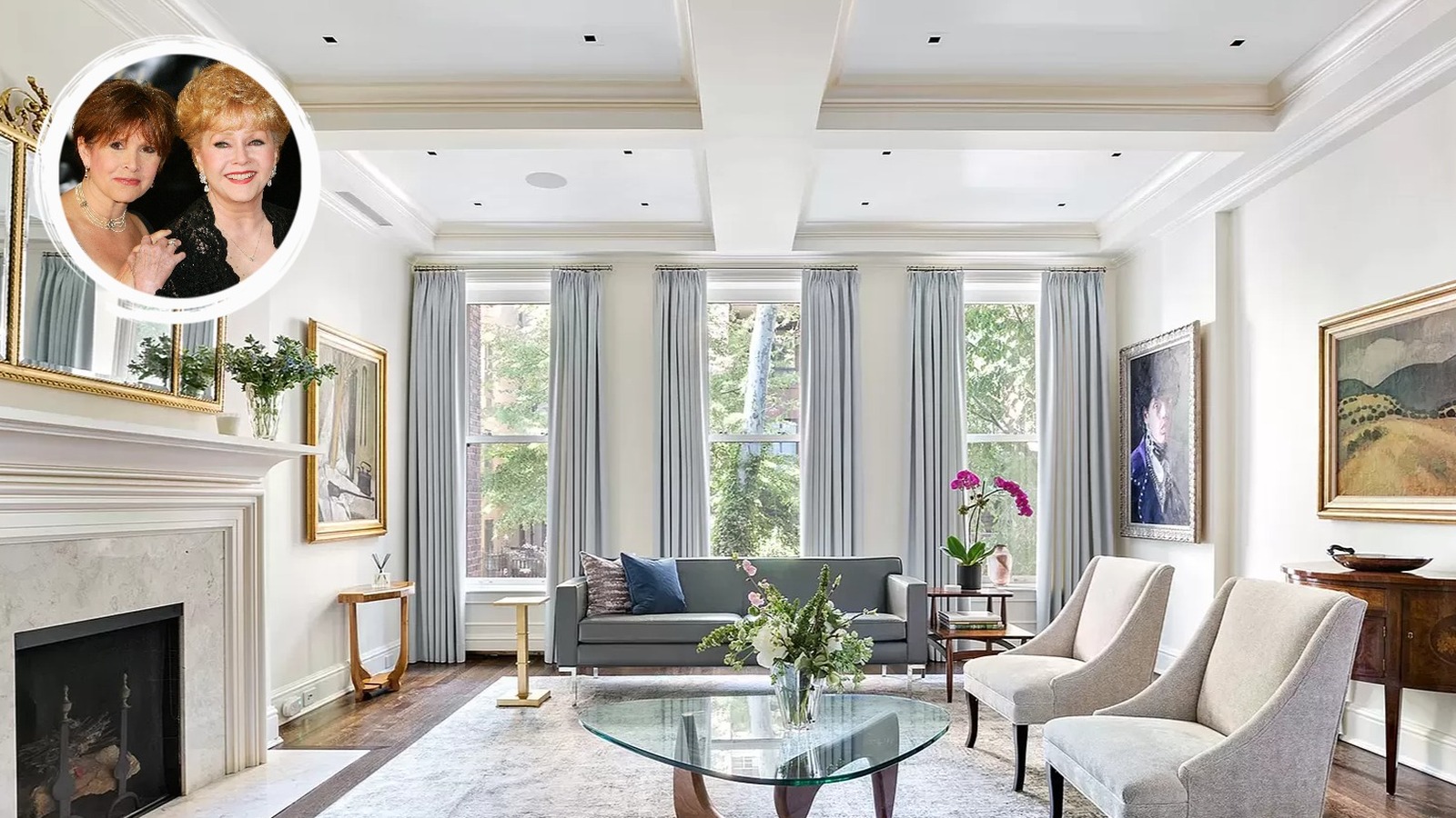 Look Inside The NYC Townhouse Debbie Reynolds And Carrie Fisher Owned