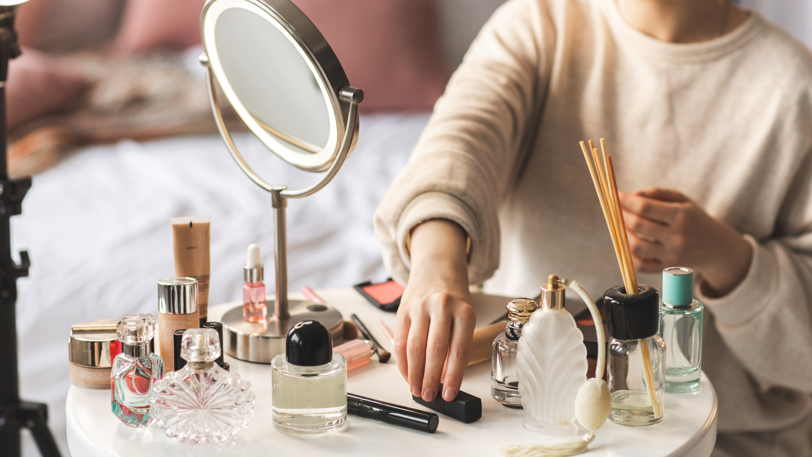 Make An Adorable DIY Perfume Tower With A Few Affordable Dollar Tree Finds