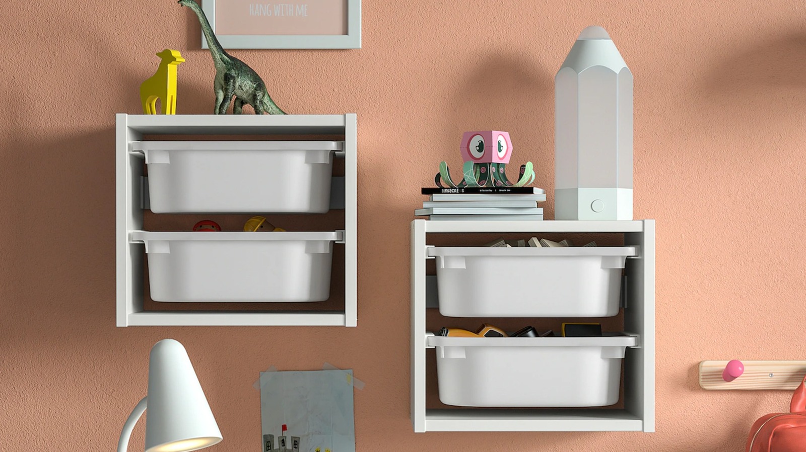 Mount Your IKEA TROFAST To A Wall For A Better Storage Solution