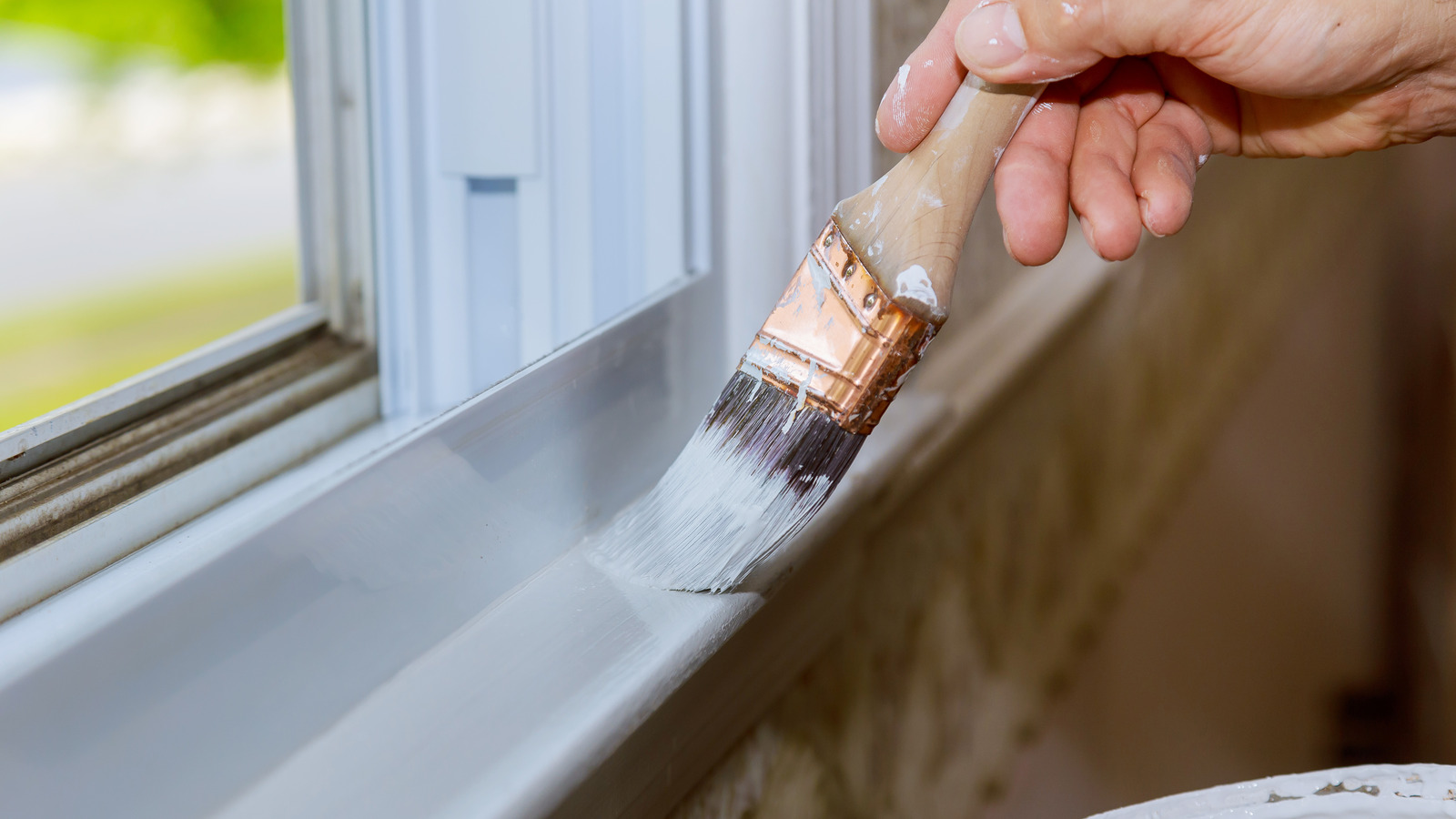 Painting Window Trim? One Genius Hack Ensures The Cleanest Results Every Time