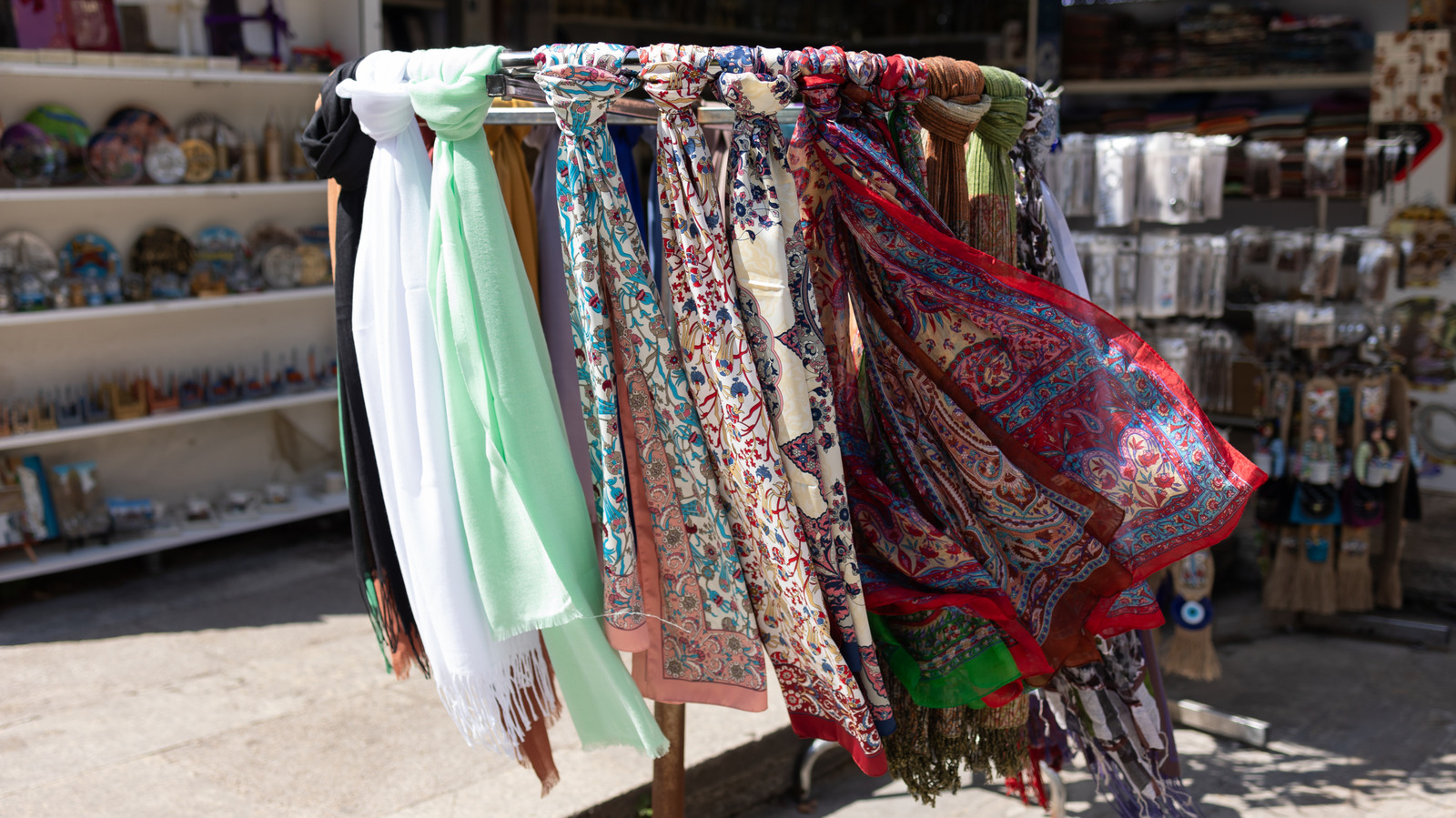 Repurpose Your Silk Scarves Into A Beautiful Window Curtain