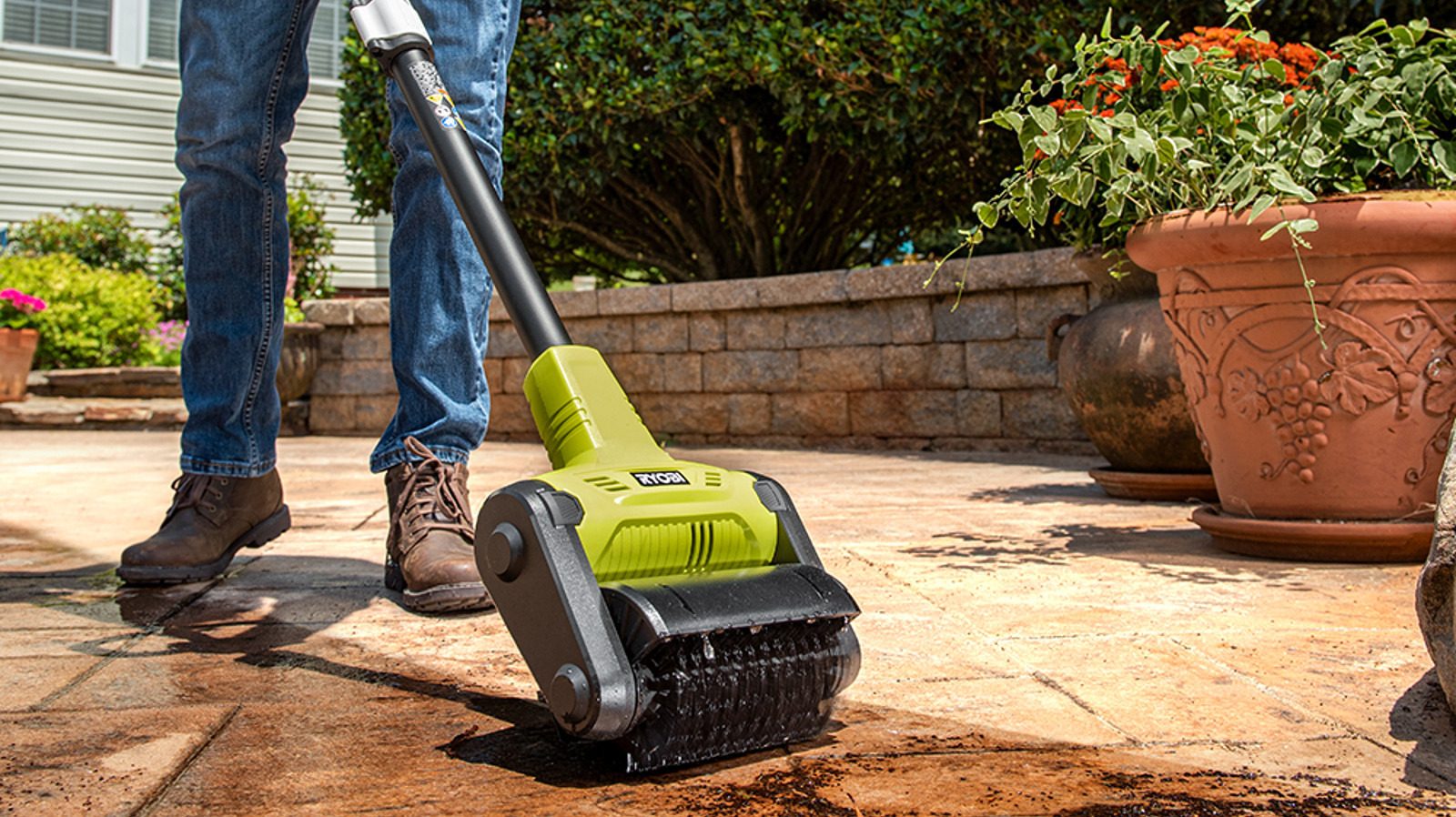 Discover If Ryobi's Patio Sweeper Lives Up To The Hype