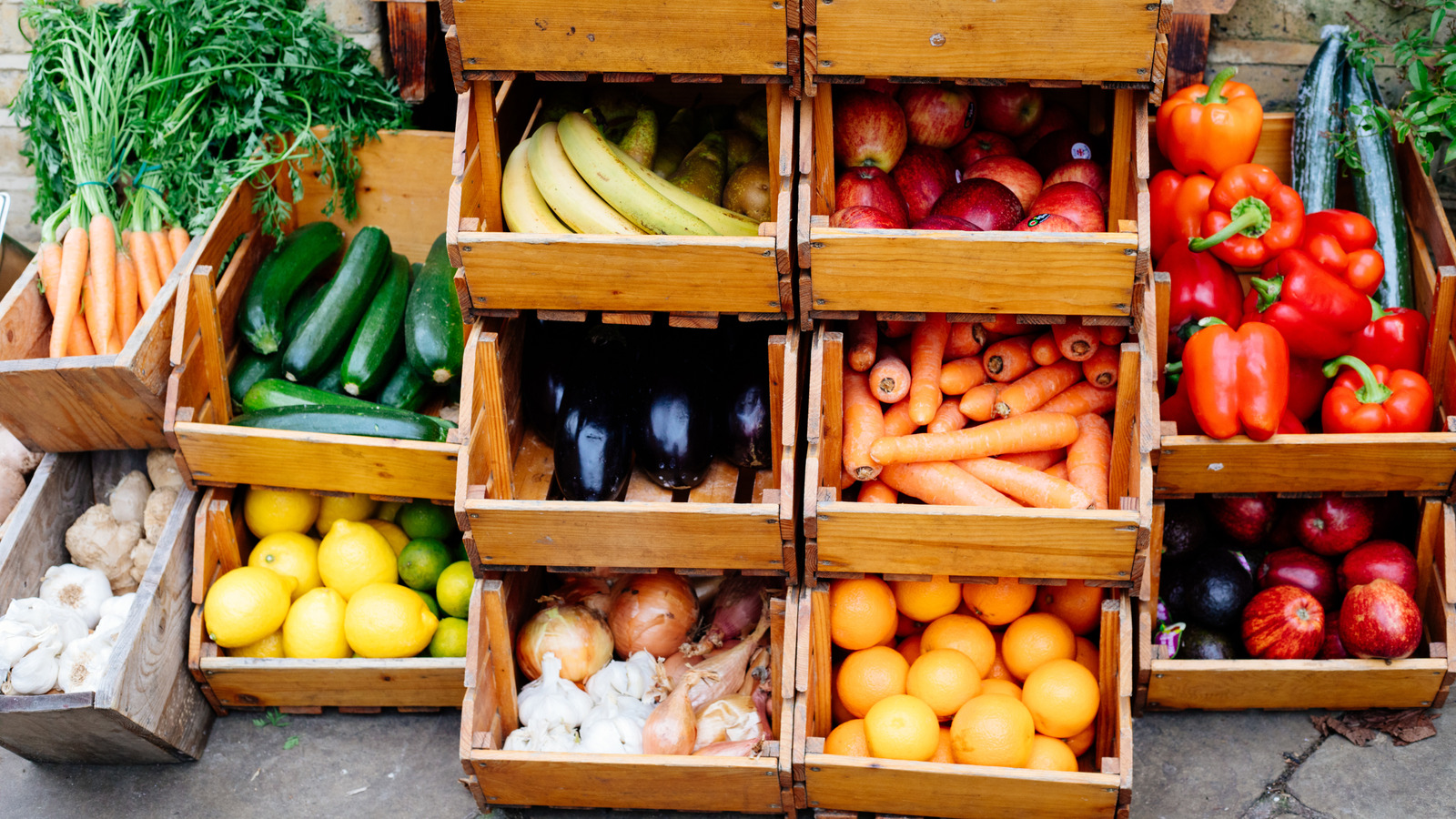 Swap Out Standard Kitchen Drawers For Vintage Crates To Hold Produce