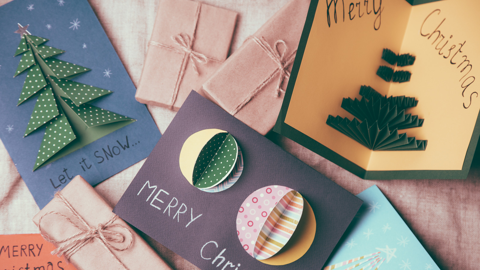 Old Holiday Cards Victorian Greeting Cards Christmas Card Set Xmas