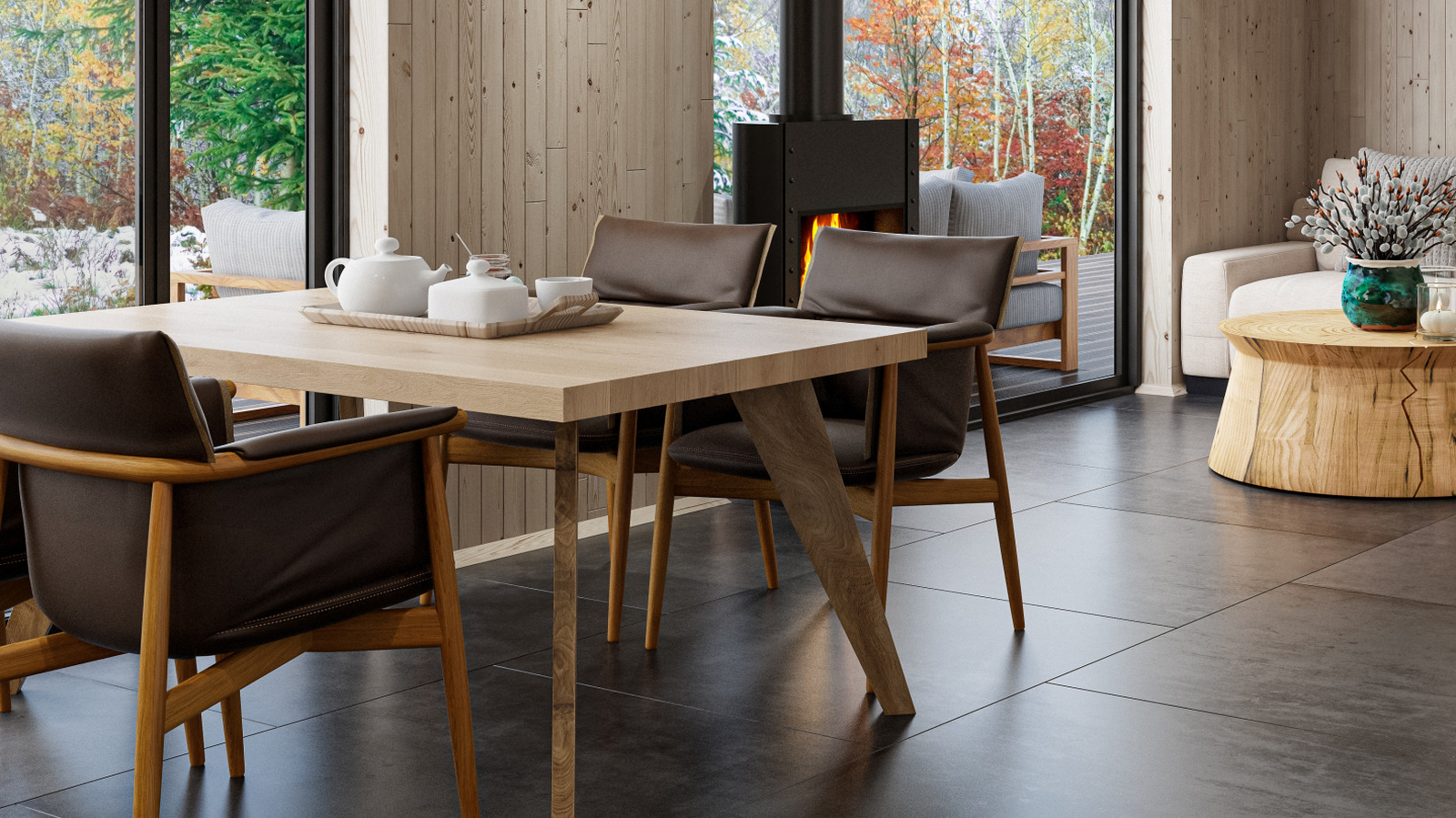 The 90s-Inspired Trend That's Set To Take Over Dining Room Decor