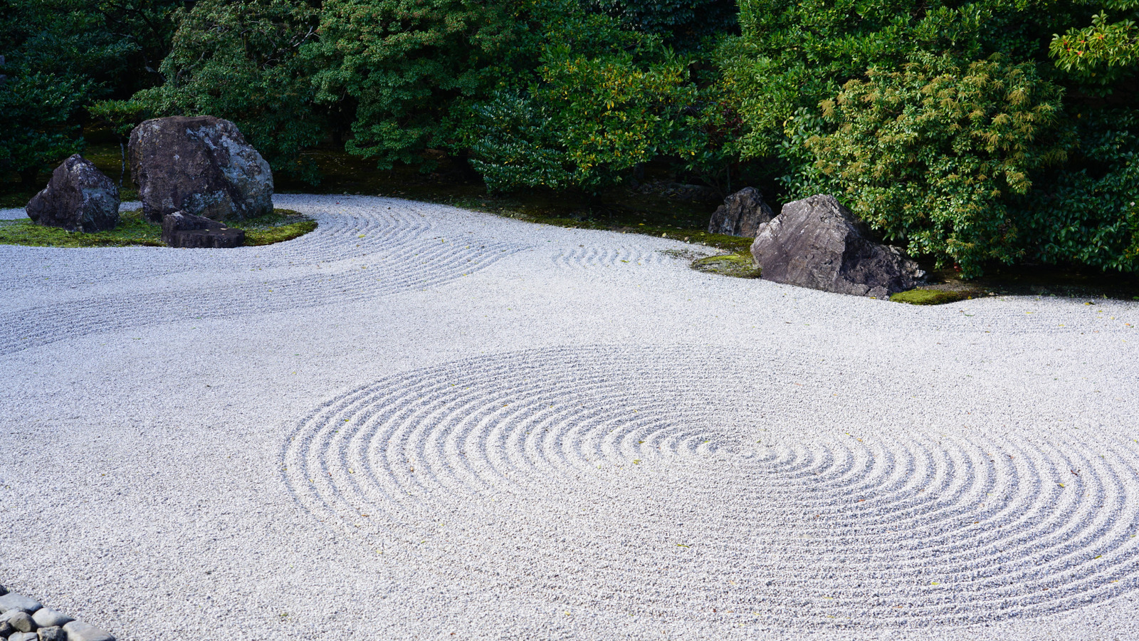 Zen Garden Sand Background