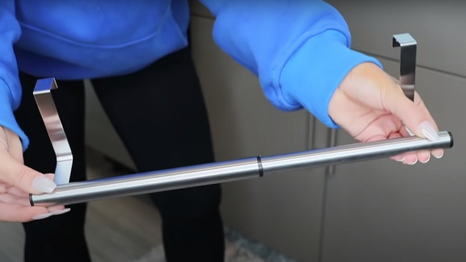 The Clever Way A Dollar Tree Towel Bar Can Add More Storage To Your ...