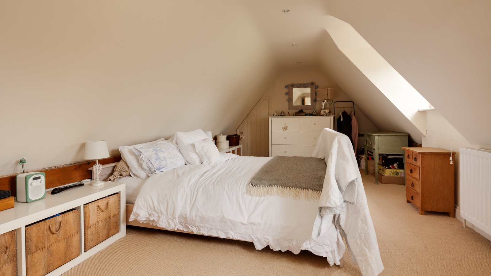 The DIY Slanted Storage Unit Idea For Sloped Ceilings And Under-Stairs ...