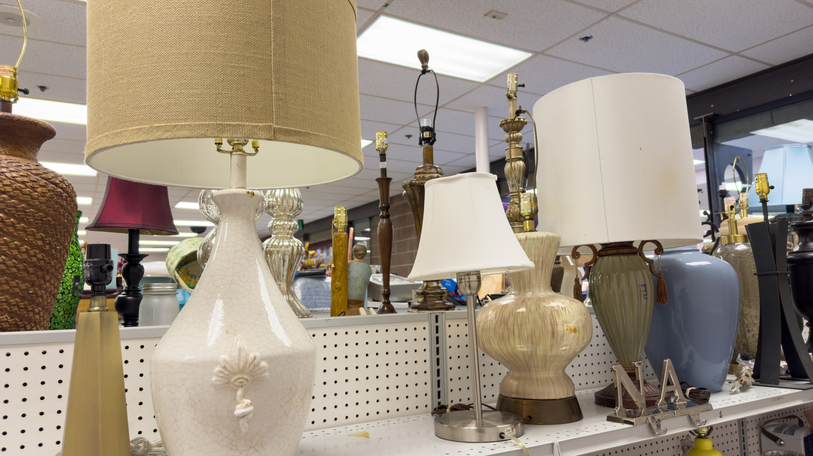 The Genius Thrifted Lamp DIY That Only Requires Paper & Glue