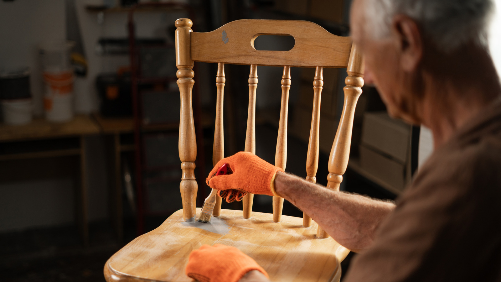 The Liquid To Have On Hand When Trying Out A Messy Wood-Painting DIY