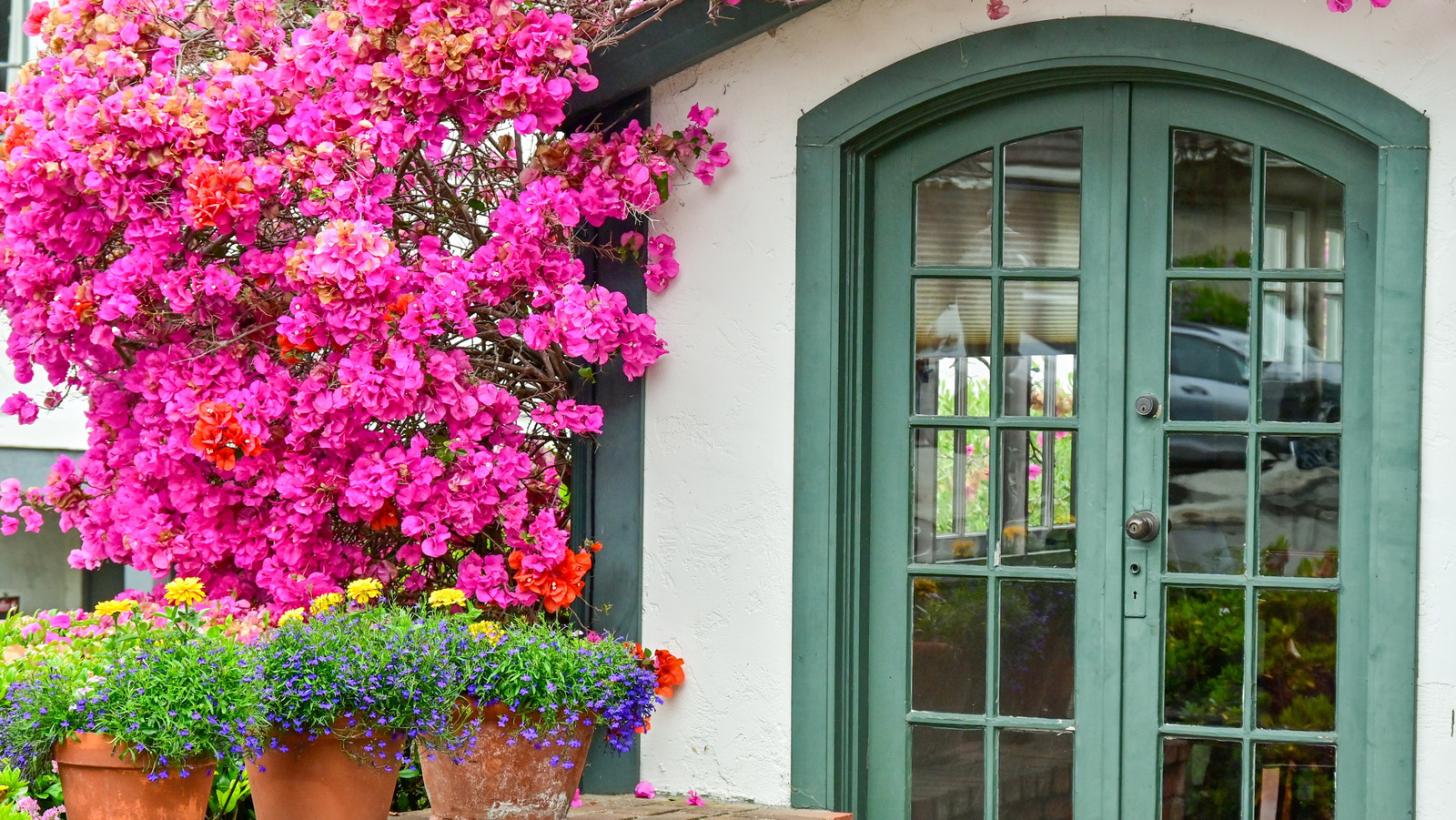 The One DIY Trick That Makes Painting A French Door A Total Breeze