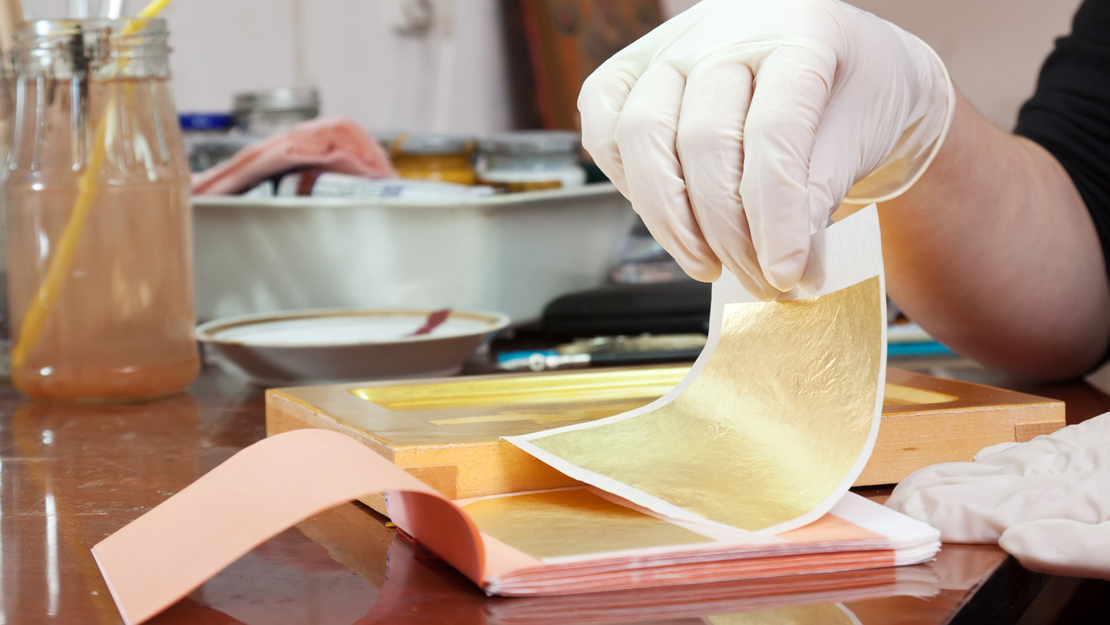 The Simple DIY Gold Leaf Project That Will Make Your Home Shine