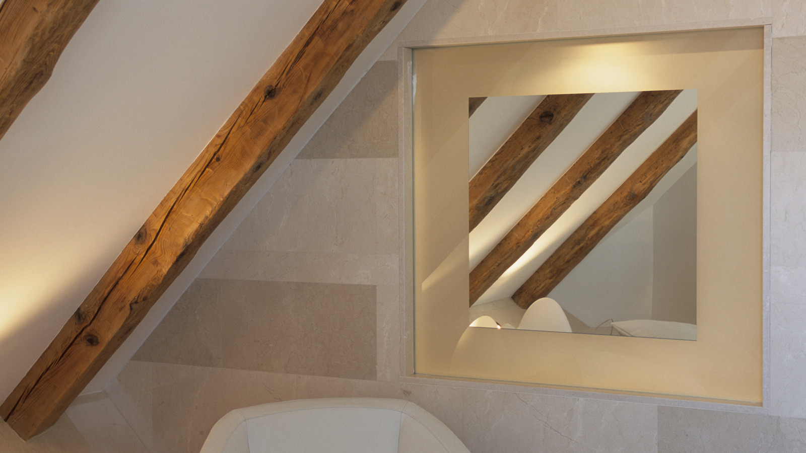The Super Simple Trick For Applying Contact Paper To A Bathroom Mirror