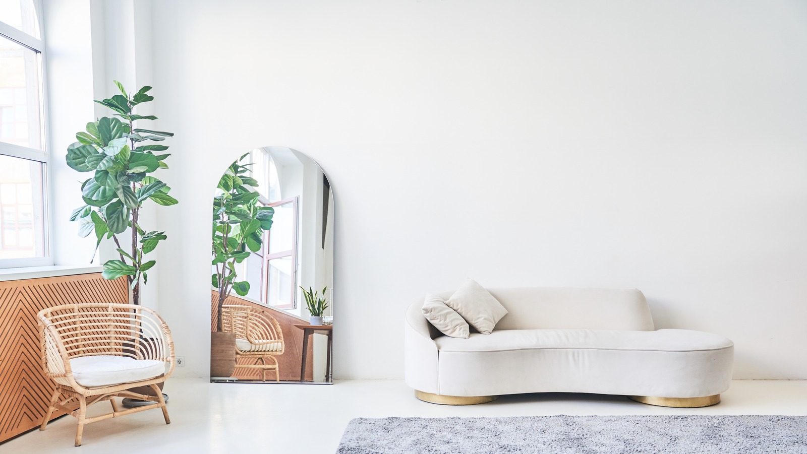 The Unexpected Way To Add A Pop Of Color In A Room With White Walls