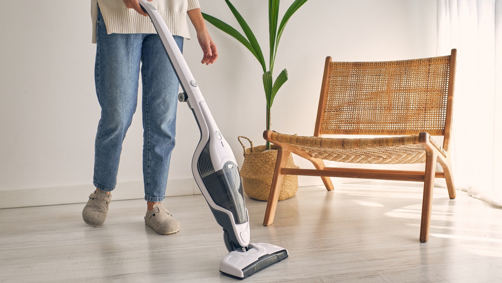 The Vacuum Storage Solution You'll Want To Add To Your Laundry Room ASAP
