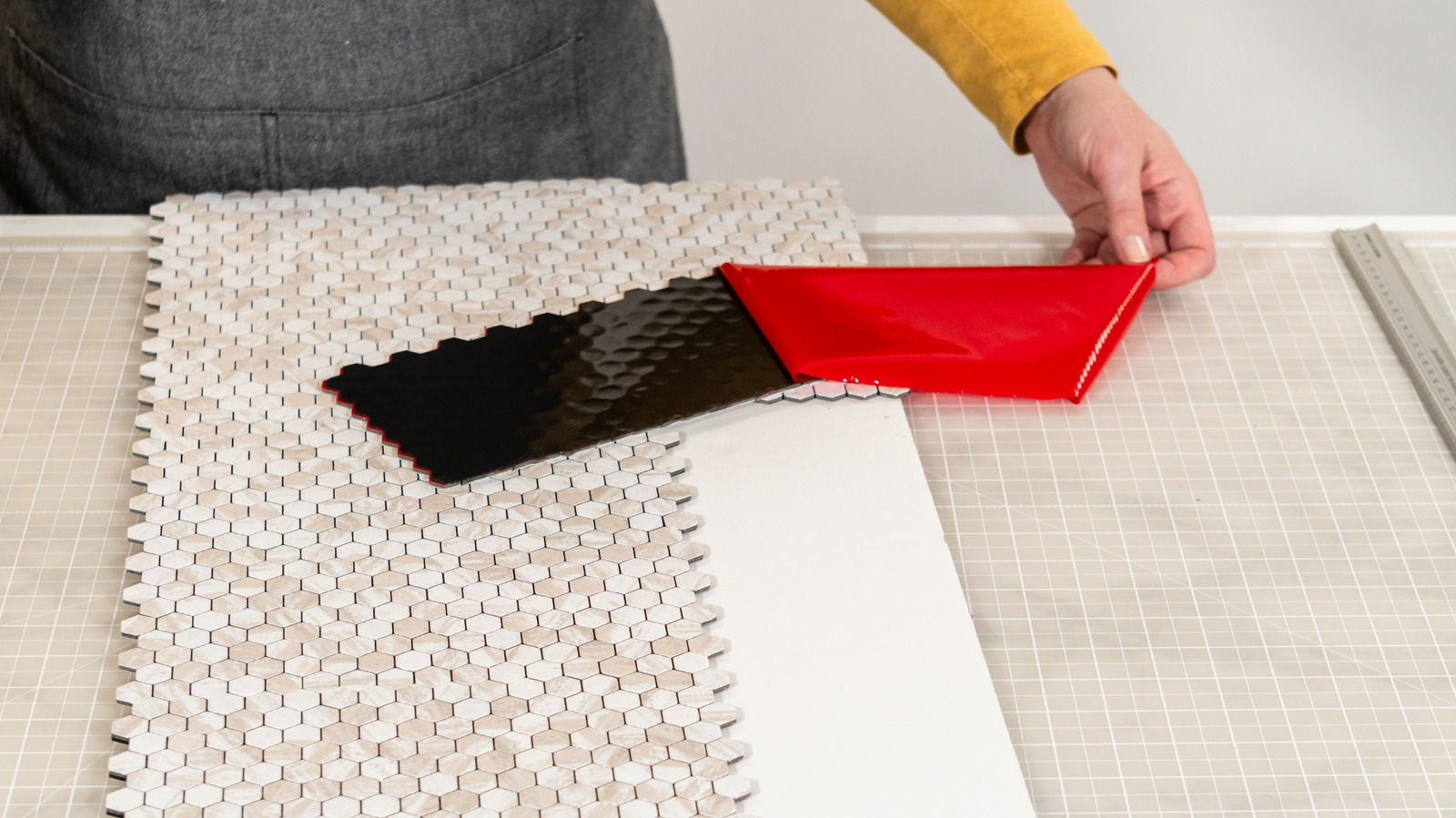 Tips For Adding Peel-And-Stick Tile Over Existing Tile