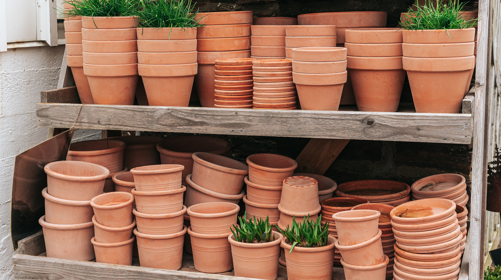 Transform Simple Terra Cotta Planters Into A Rustic Yard Fountain