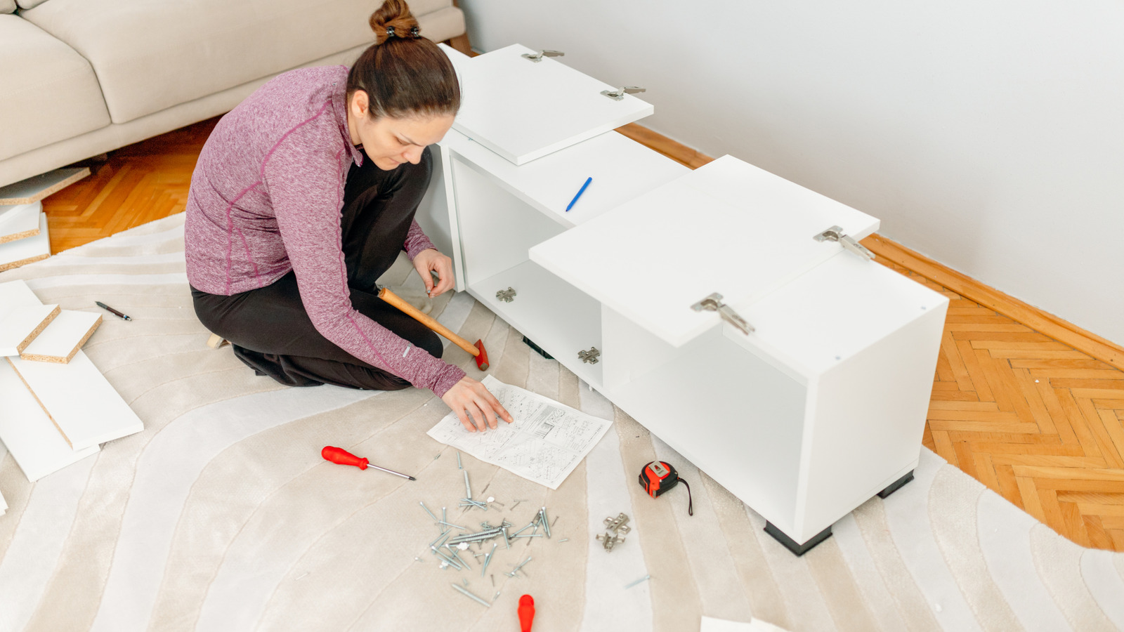 Transform The Affordable IKEA GURSKEN Nightstand Into A Luxury Sideboard