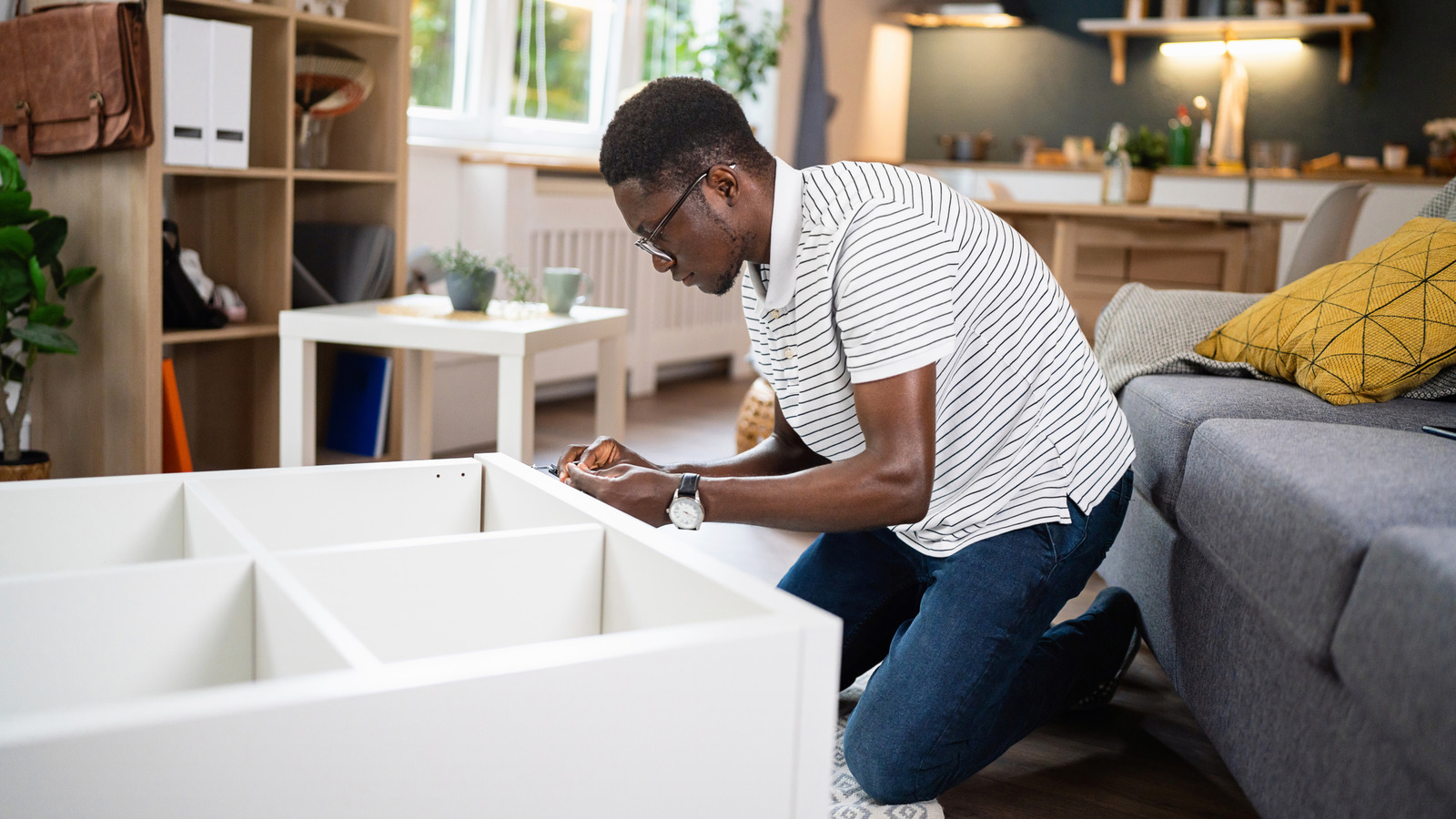Turn The IKEA KALLAX Into A Kitchen Island With Added Storage