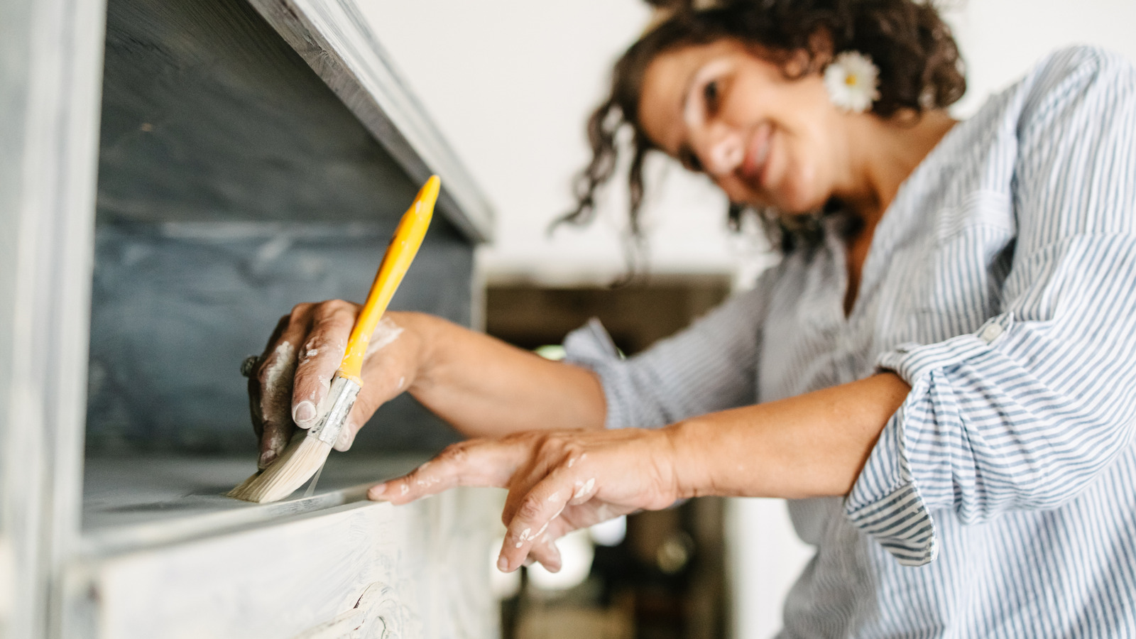 Try This Painting Technique For A Flawless Cabinet Finish
