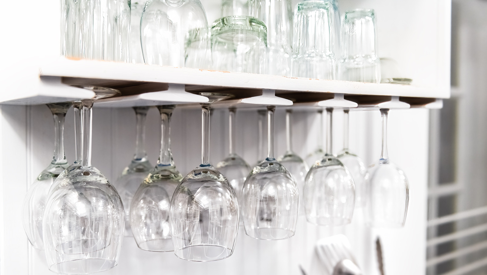 Turn A Basic IKEA Shelf Into A Beautiful Hanging Cocktail Bar