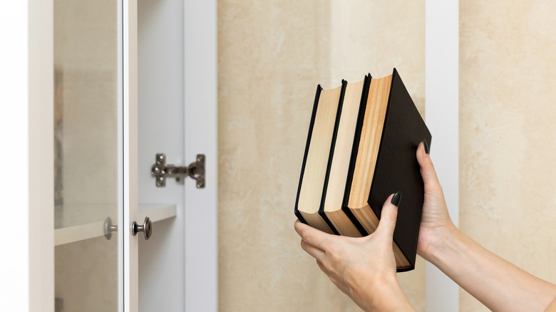 Turn An Old China Cabinet Into Useful Storage For Things Other Than Dishes