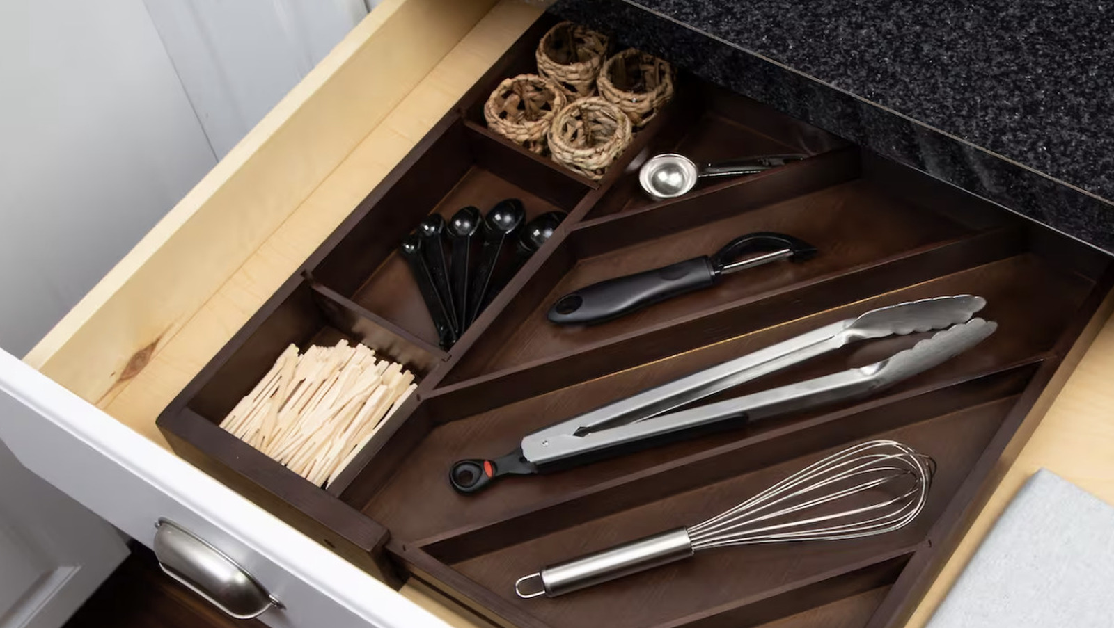 Use This Diagonal Drawer Trick To Expand Your Cabinet Storage Space
