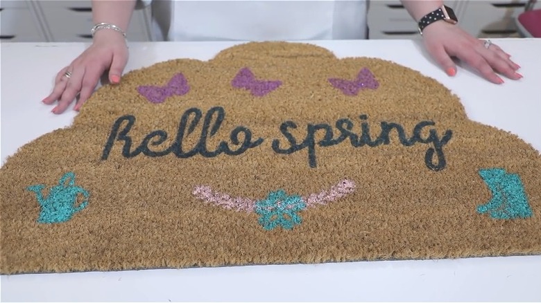 Usher In Spring With A Doormat DIY Anyone Can Handle